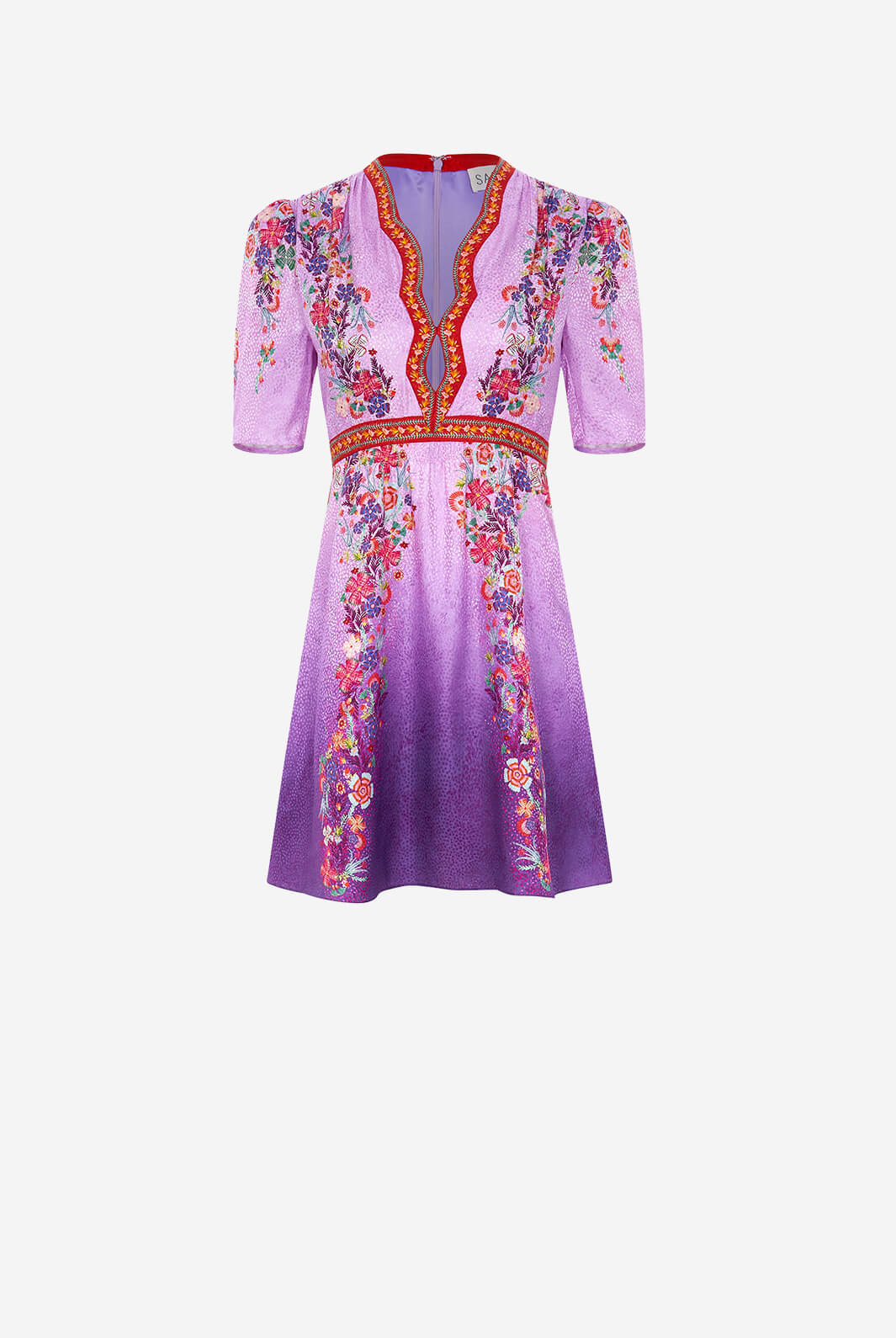 Tabitha Mini Dress In Zinnia Gradient – Blushportugal